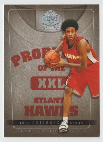 2004-05 SkyBox Fresh Ink Property Of #1 Josh Childress - Atlanta Hawks ...