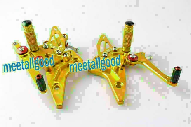 Gold Motorcycle Rearset Rear set Foot Pegs FOR Kawasaki Z800 2013 2014 ...