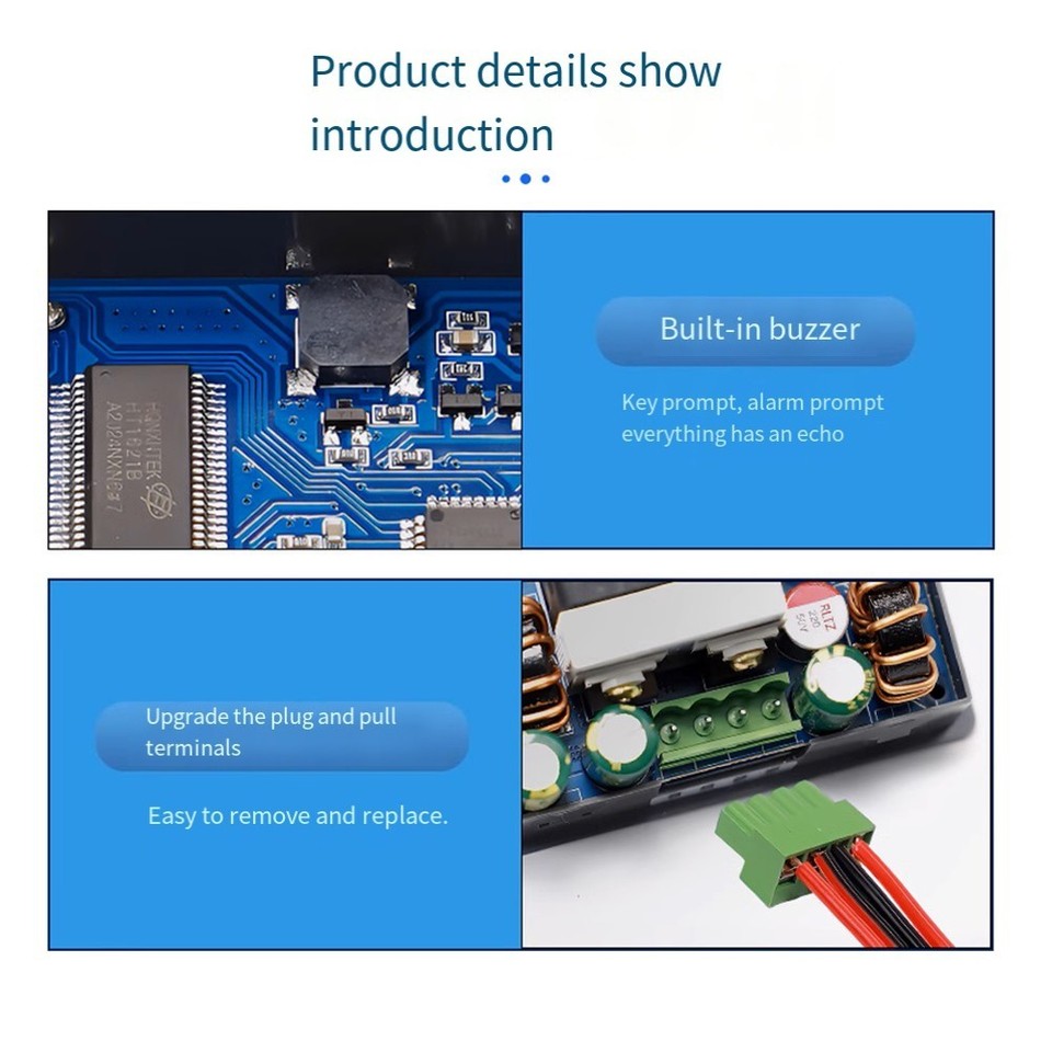 DC Step Up Step Down Power Supply 120W Adjustable Current and Voltage ...