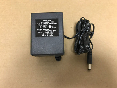 Genuine Condor D9500 9VDC 500mA Plug In Class 2 Transformer | Universal ...