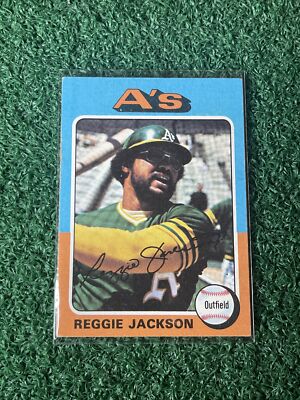 1975 Topps Baseball Cards Reggie Jackson #300 🔥 HOF 🔥 | eBay