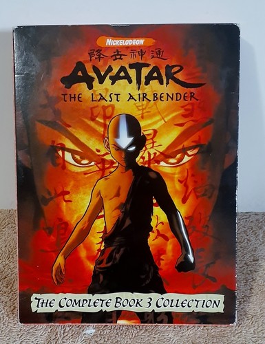 Avatar The Last Airbender Complete Book 3 Collection Fire 4 DVD Disc ...