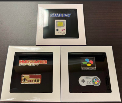 Nintendo Museum KYOTO Pins set GAMEBOY Super Famicom Famicom toy goods ...