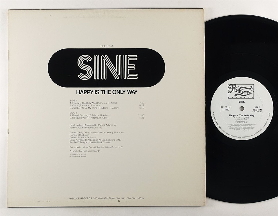 Sine "Happy Is The Only Way" LP Prelude | eBay