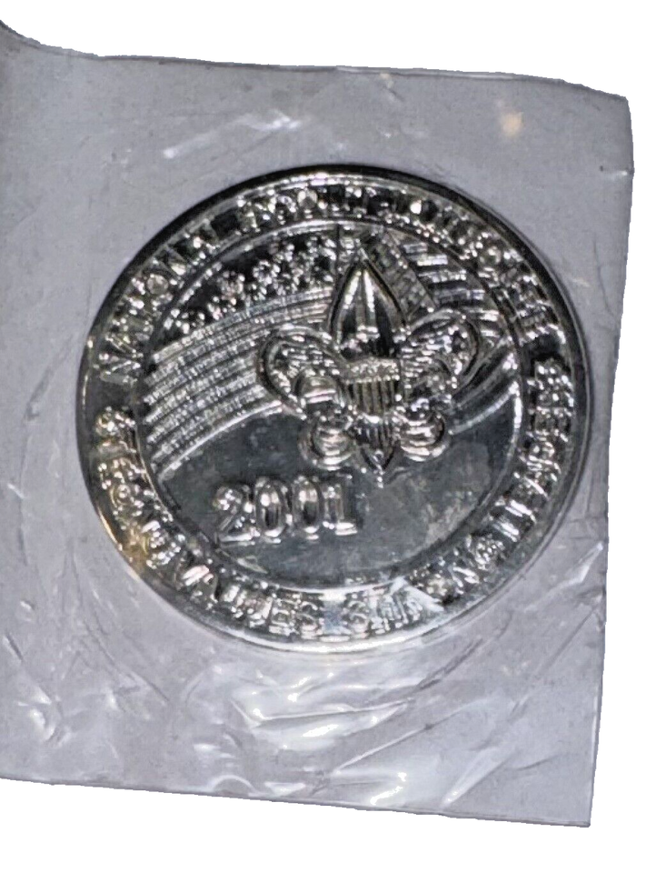2001 LDS Duty to God 1913-2001 Silver Colored 1" Coin Boy Scout ...