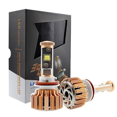 V16 Turbo Gold Edition US Cree LED Headlight Kit 7200LM & 60W/Set, H11 ...