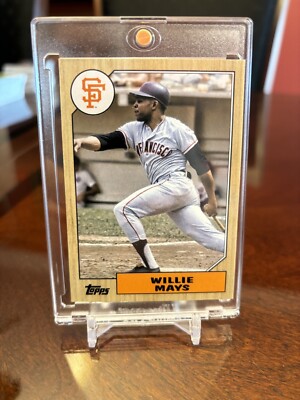 2022 Topps Archives - 1987 Topps Design #282 Willie Mays | eBay