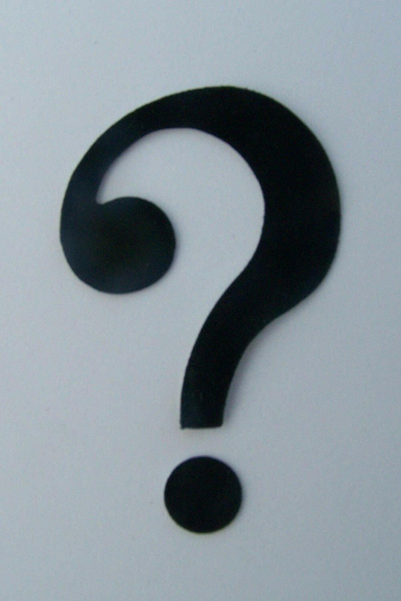 Riddler Question Mark Stencil