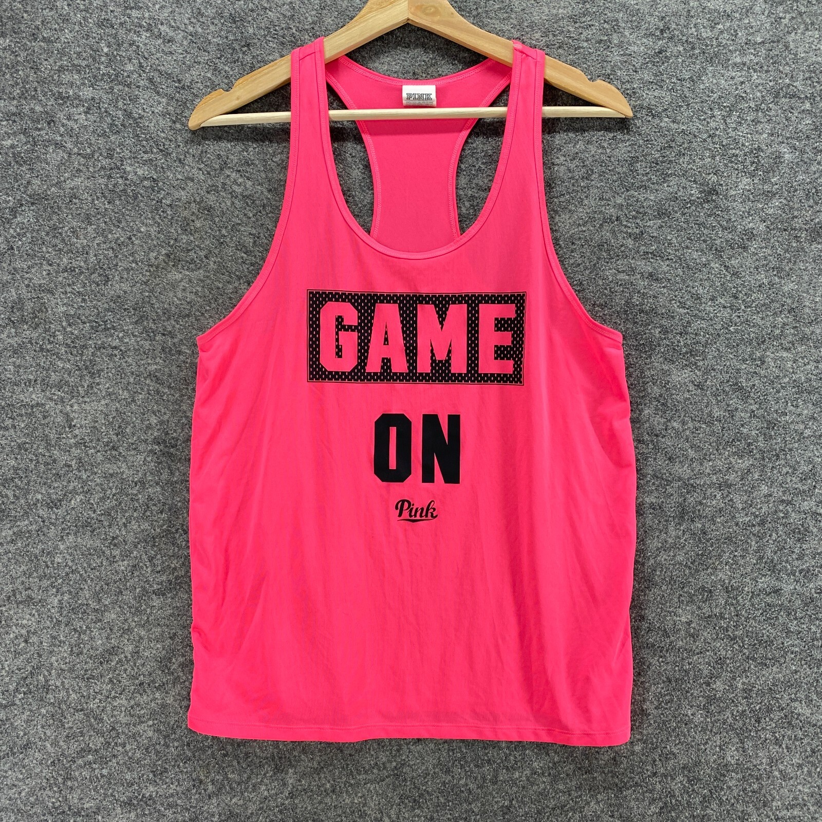 Victoria's Secret Activewear Tank Women S Small Pink Round Neck ...