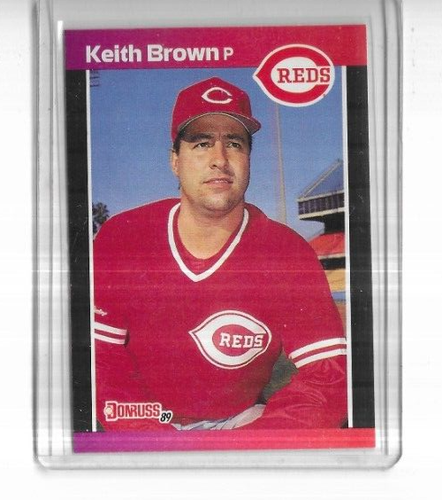 1989 Donruss - Keith Brown #115 *Denotes Next to PERFORMANCE (RC) for ...