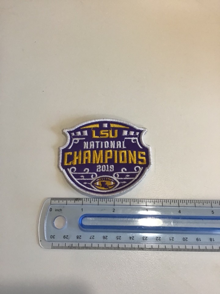 LSU Tigers Football Jersey 9, All Stitched. 2020 Playoff Patch ...