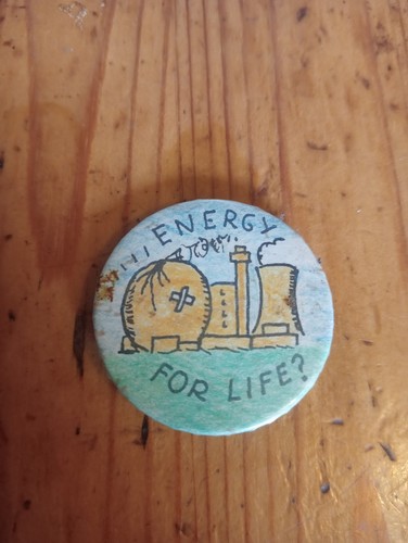 Vintage 1980s anti-nuclear power pin badge | eBay