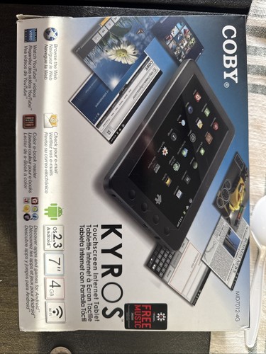KYROS Coby 7” Black Tablet (MID7012, 4GB, Android 2.3, | eBay