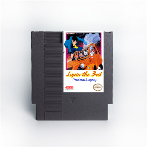 Lupin the 3rd Pandora's Legacy NES 8-Bit Game Cartridge 72 Pins USA ...