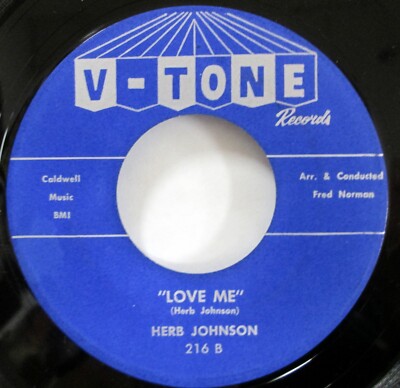 HERB JOHNSON 45 Remember Me / Love Me V-TONE Mint- #2761 | eBay