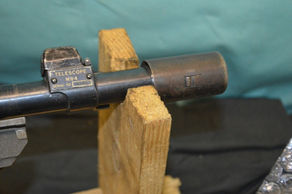 M84 sniper scope with M marked mount and case for M1D Garand low serial ...