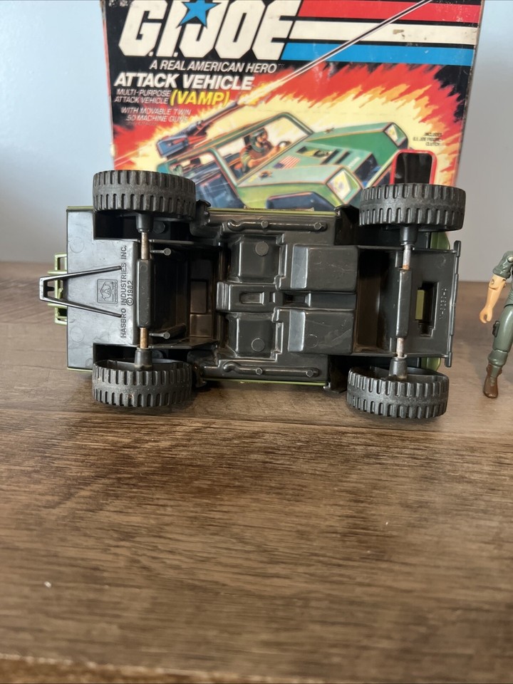 1982 Hasbro GI JOE- VAMP Attack Jeep & Clutch Action Figure - ARAH ...
