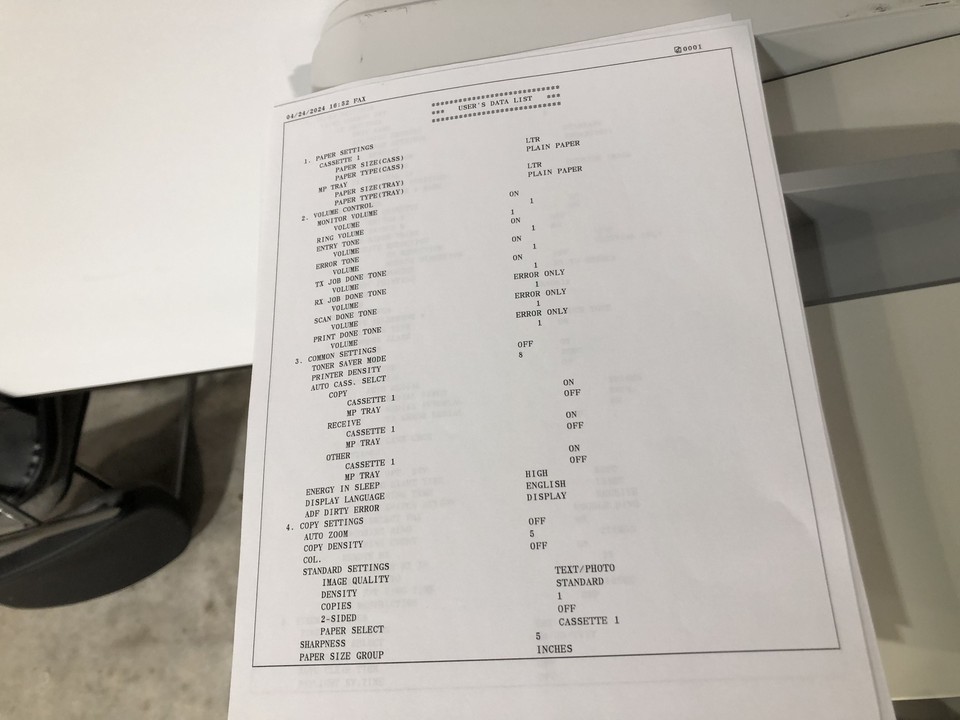 Canon Super G3 Fax Laser Class 810 Machine Printer w/TONER 15K Pgs ...