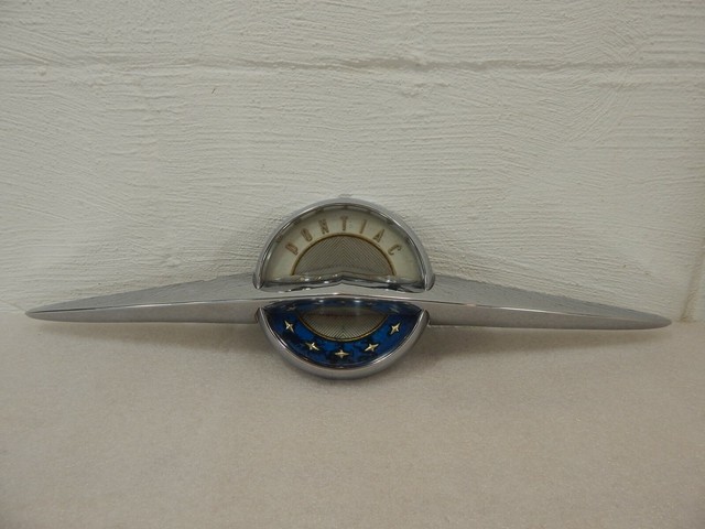 Pontiac Chieftain Wagon Trunk Tailgate Trim Emblem Badge Chrome ...