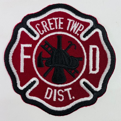 Crete Township Fire District Illinois IL Patch O10 | eBay