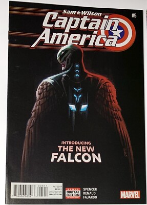 2016 SAM WILSON CAPTAIN AMERICA #5 1st FALCON Torres Marvel Comics Near ...