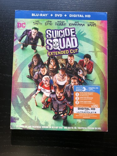 Suicide Squad: Extended Cut (Blu-ray, DVD, 2016) | eBay