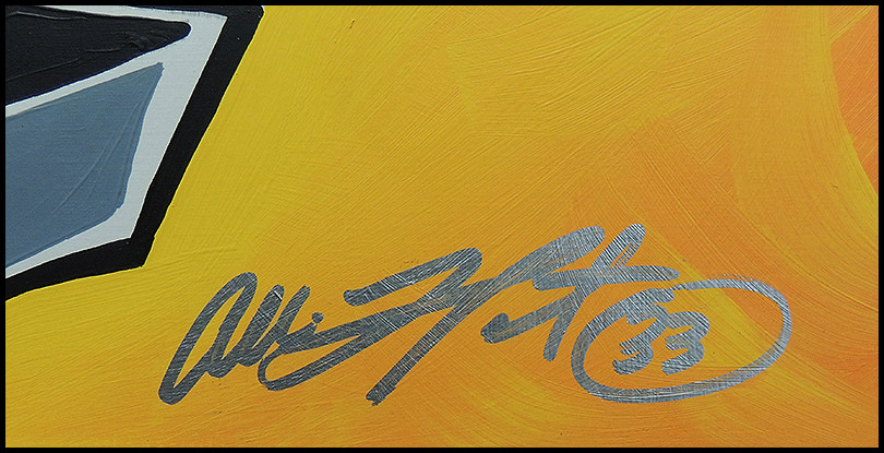 Allison Lefcort Acrylic Painting Original Signed Modern Street Graffiti ...