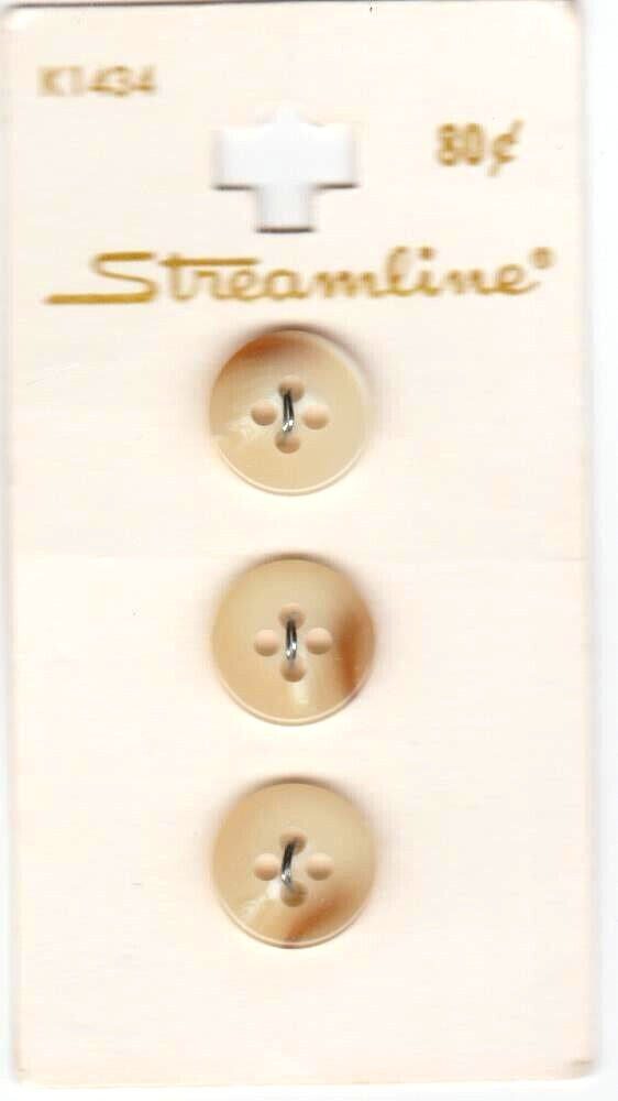 Streamline Buttons #K1434 Beige Size 12.5mm (1/2") | eBay