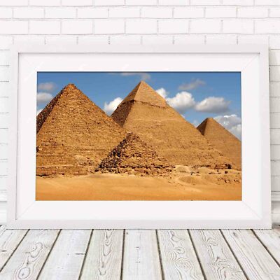 EGYPT - Pyramids World City Poster Picture Print Size A5 to A0 **FREE ...