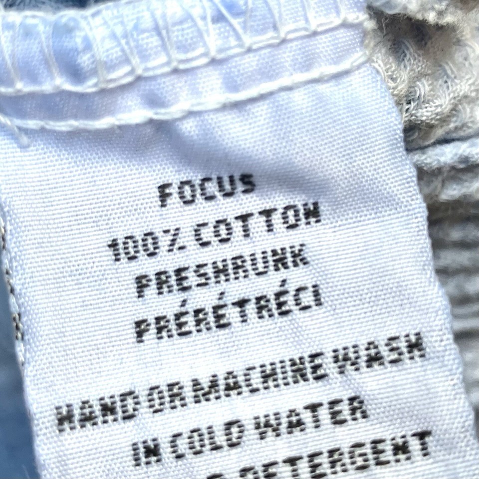 Focus Casual Life Blue Button Up Top Sz Small | eBay