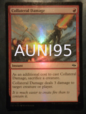 mtg magic Collateral Damage FOIL fate destin ENGLISH Dommages collatéraux | eBay