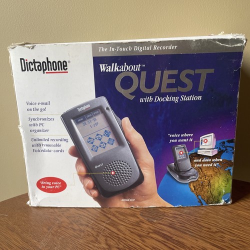 Quest Walkabout Dictaphone DP1513 (2 MB) Portable Digital Voice ...