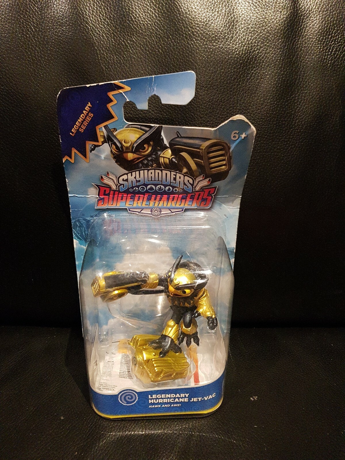 SKYLANDERS SUPERCHARGERS LEGENDARY HURRICANE JET VAC. RARE AIR DARK ...