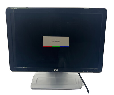 HP w1907 Widescreen LCD Monitor 19" DVI VGA Built-in Speakers 435820 ...