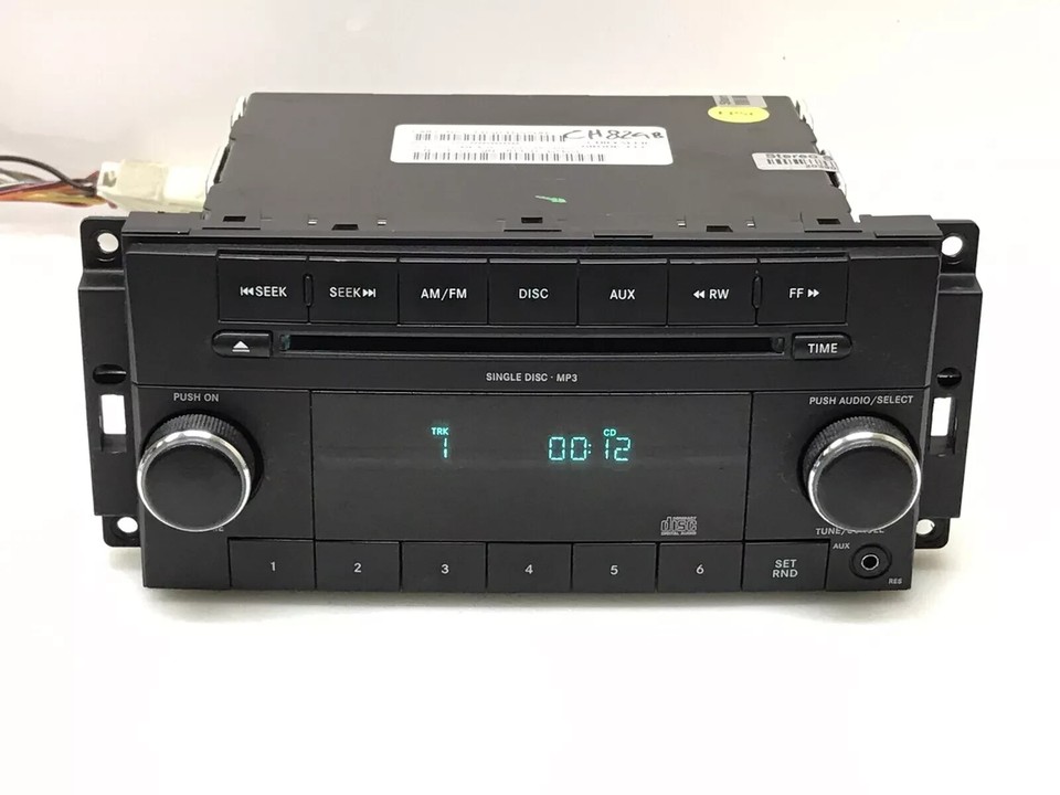 08-12 Jeep Chrysler Dodge RAM RES Radio CD Disc Player Changer AUX MP3 ...