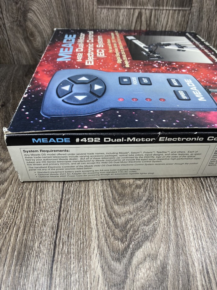 Meade #492 Dual Motor Electronic Control (EC) System New Open Box | eBay