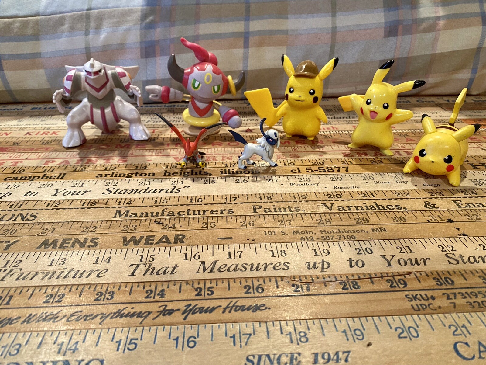 7 Pokémon Toy Figures. Hoops, Talonflame, Absol, Palkia & 3 Pikachu. | eBay