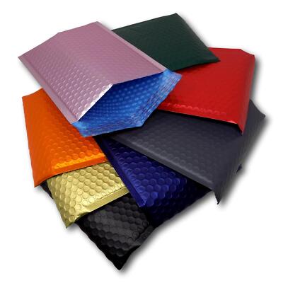 Matt Matte Metallic Foil Bubble Wrap Lined Padded Mailing Gift Bags ...