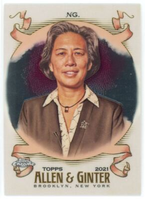 2021 Topps Allen & Ginter Chrome Kim Ng Miami Marlins #226 | eBay