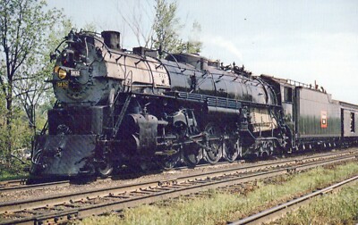 Steam Train Locomotive VTG CB&Q Class 05-5A No 5632 Chicago Burlington ...