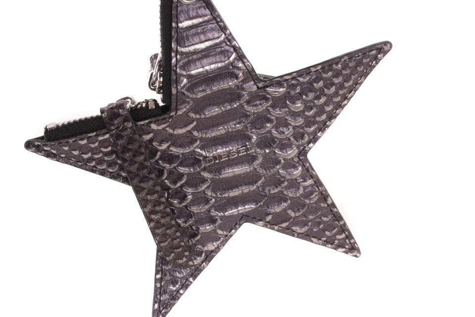 Diesel "LE-ZIPPER" STARR - Keyring Keychain Silver | eBay