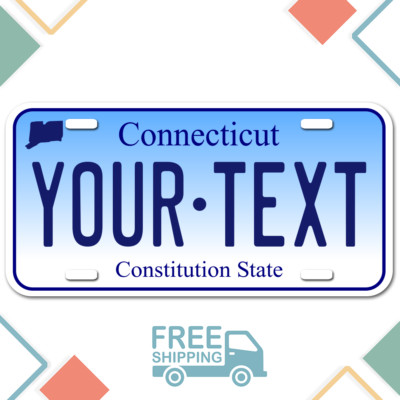 PERSONALIZED Connecticut License Plate | eBay