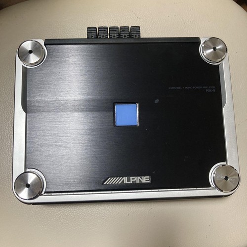 ALPINE PDX-5 75W x 4ch + 1ch Digital Power Amplifier 5-Channel Car ...
