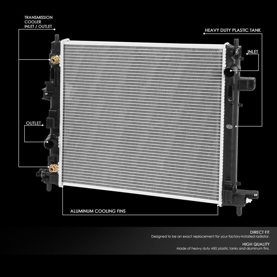 FOR 13-15 CADILLAC ATS CTS OE STYLE ALUMINUM CORE REPLACEMENT RADIATOR ...