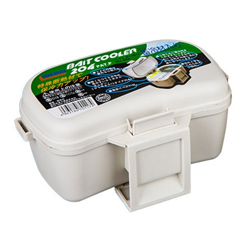 Fishing Bait Box Two Layers Live Bait Storage Box with Bait Tweezers ...
