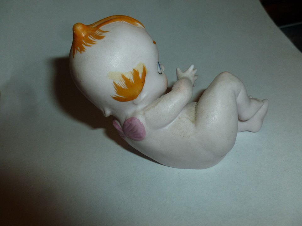 Vintage Lefton Kewpie Piano Baby Figurine Porcelain | eBay