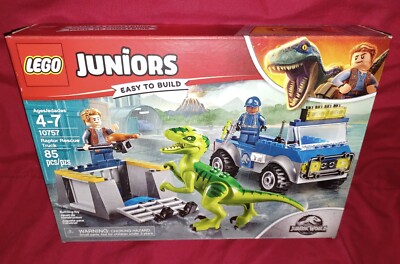 LEGO Juniors Jurassic World 10757 Raptor Rescue Truck New Factory ...