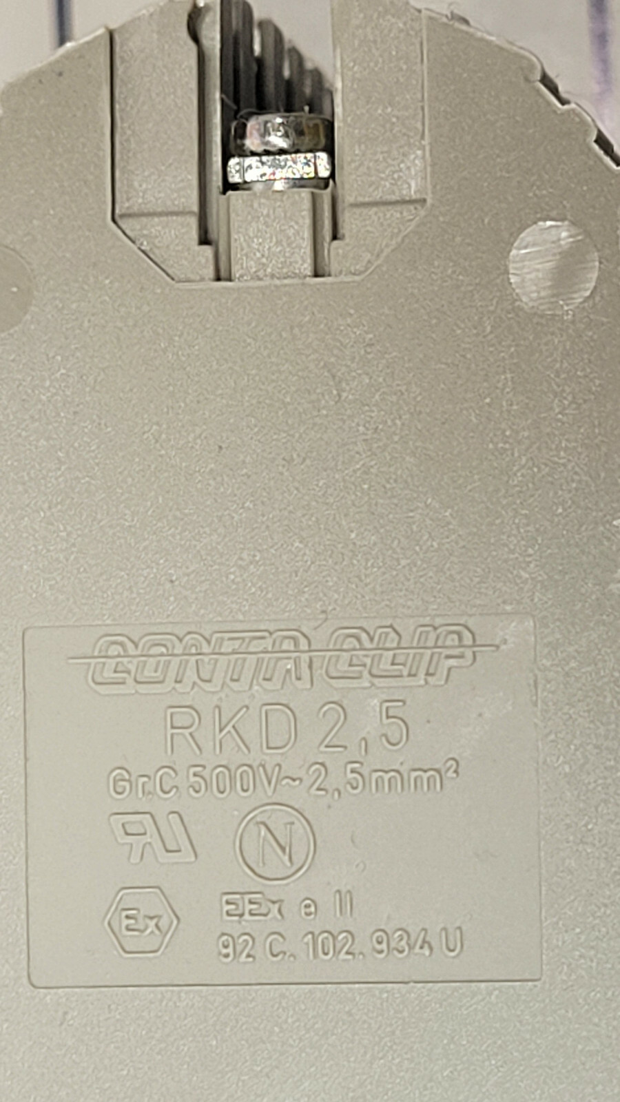 Lot of 24 Conta Clip RKD 2.5 Gr.C 500V~2.5mm2 Terminal Blocks | eBay UK