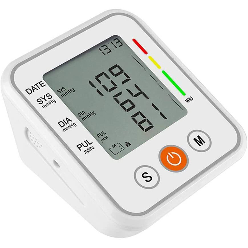 Automatic Arm Blood Pressure Monitor Digital Pulse Heart Rate Machine ...