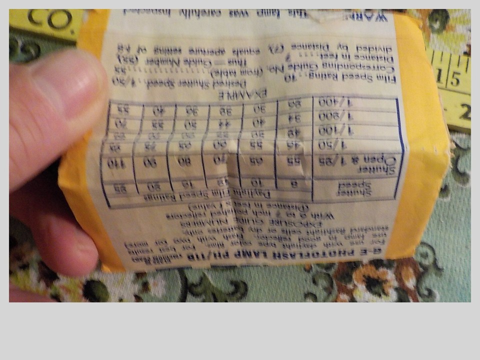 5 GE # Number PH / 11 B PhotoFlash Lamp / Bulb Class BLUE NOS | eBay